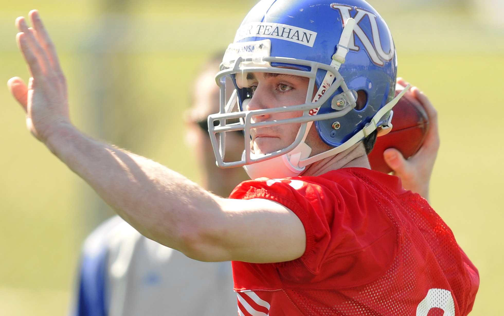 Back in the saddle: It may be a long shot, but Teahan jumps into QB ...